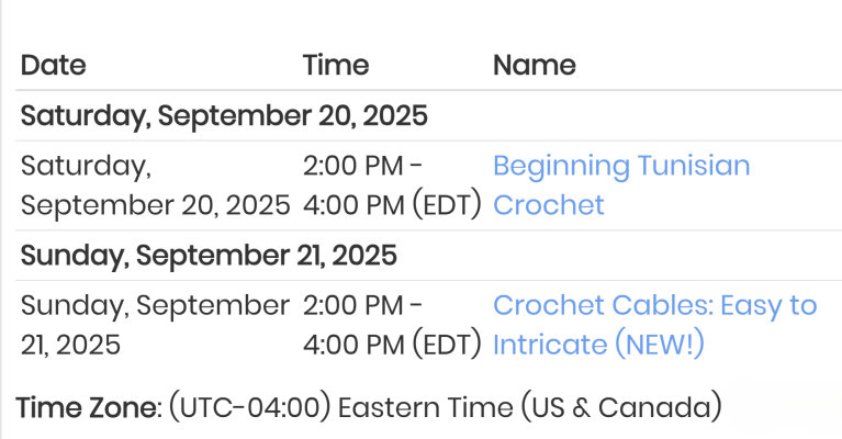 2026 Events/Workshops – Detroit Knots